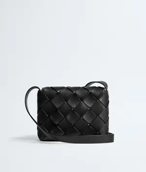 Bottega Veneta Intreccio Smooth Leather Diago Cross-body Bag