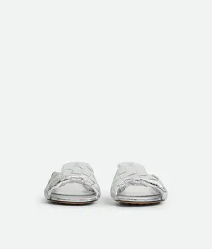 Bottega Veneta Blink Mule - Silver