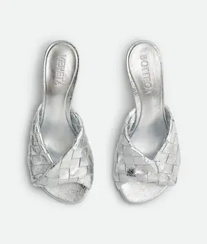 Bottega Veneta Blink Mule - Silver