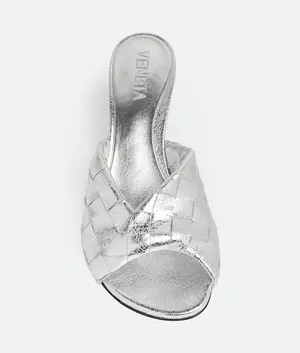Bottega Veneta Blink Mule - Silver
