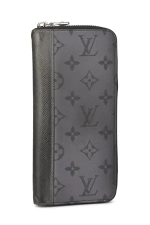 LOUIS VUITTON Taigarama Zippy Vertical Wallet - Silver