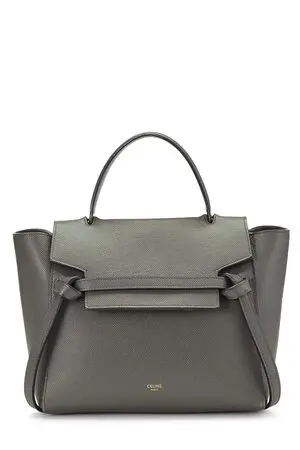 Celine Grained Calfskin Belt Bag - Grey