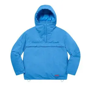 Supreme Hooded Down Pullover - Blue