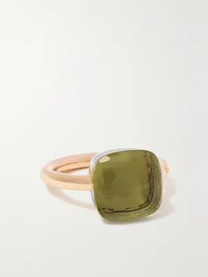 Pomellato Nudo Maxi 18-karat Rose Prasiolite Ring - Gold