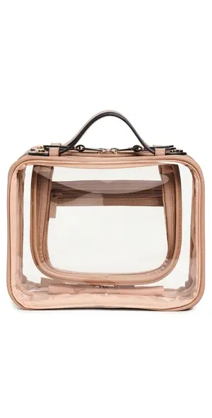 CALPAK Medium Clear Cosmetics Case