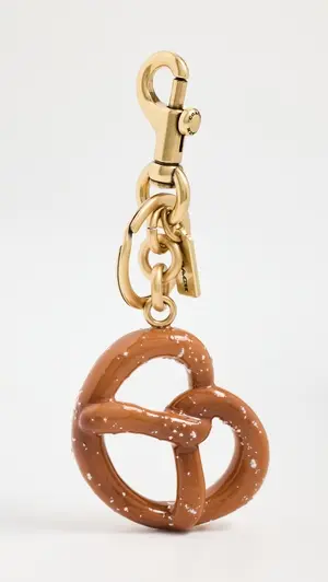 Coach Pretzel Bag Charm Keychain In Multi - 40% Off | Editorialist