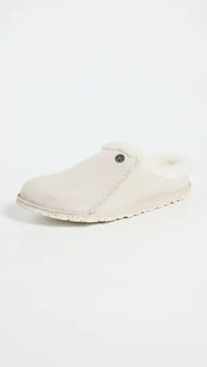 BIRKENSTOCK Zermatt Premium Shearling Clogs - Antique White/natural