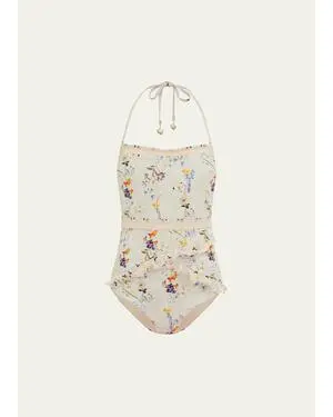 AQUA BLU AUSTRALIA Bridget Bandeau One-piece Swimsuit - Multi