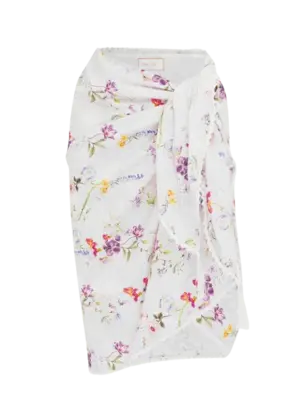 AQUA BLU AUSTRALIA Linen Pareo Coverup - Multi