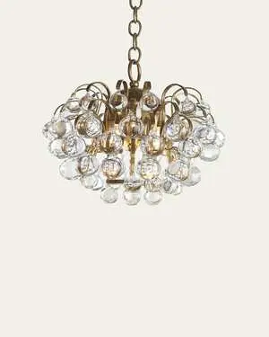 VISUAL COMFORT & CO. Bellvale Small Chandelier Aerin - Antique Brass