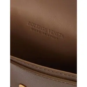 Bottega Veneta Intrecciato Business Leather Card Holder - Pinecone-gold