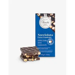 VENCHI Hazelnut And Extra Dark Chocolate Bar 100g - One-color