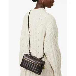 Bottega Veneta Leather Cross-body Bag - Fondant-gold
