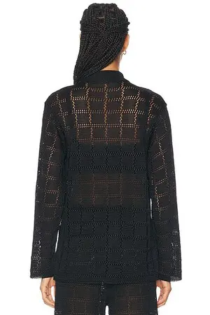Calle Del Mar Long Sleeve Patchwork Shirt