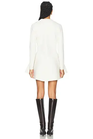 SEROYA Clara Knit Mini Dress - Eggshell