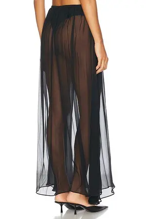 LESET Farah Maxi Skirt - Black