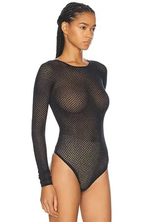 Wardrobe.NYC X Rosie Huntington-whiteley Rhw Web Bodysuit