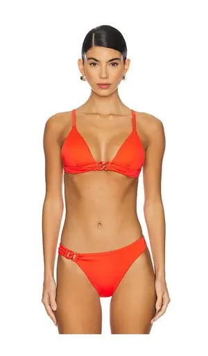 Vitamin A Luxe Link Bralette Bikini Top