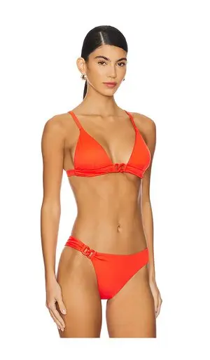 Vitamin A Luxe Link Bralette Bikini Top