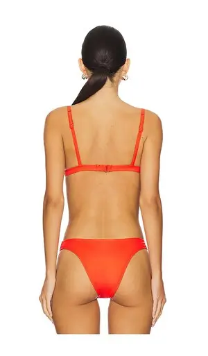 Vitamin A Luxe Link Bralette Bikini Top