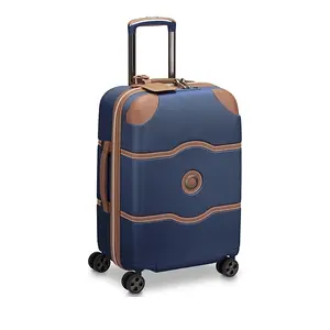 DELSEY PARIS Delsey Paris Chatelet Air 2 Carry-On Spinner Suitcase Navy/brown
