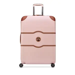 Vegan Leather Trimmed Carry-on Luggage