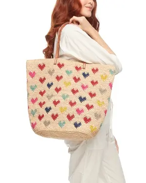 Mar Y Sol Amelie Raffia Tote