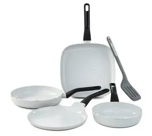 BERGHOFF Leo Glints 5-piece Ceramic Nonstick Co Okware Set - One-color