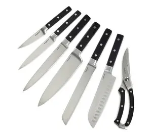 BERGHOFF Gene 7pc Stainless Steel Knife Set - Silver