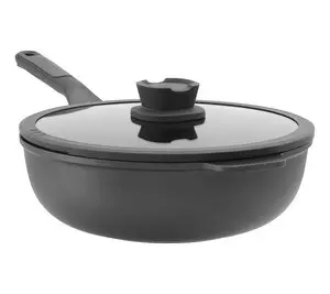BERGHOFF Stone+ Nonstick Ceramic 11' Wok Pan Wi Th Lid 4.6qt - One-color