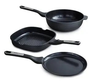 BERGHOFF Phantom 3-pc Nonstick Ceramic Specialt Y Cookware Set - One-color