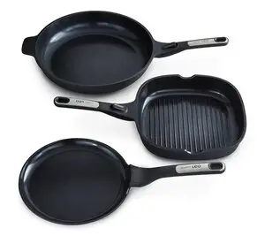 BERGHOFF Phantom 3-pc Nonstick Ceramic Cookware Set, Recycled - One-color