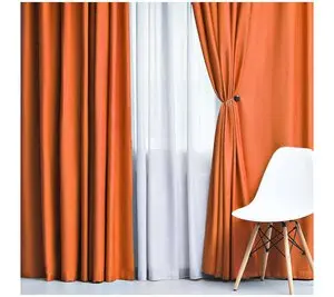 SUPERIOR Solid Blackout Curtain Panel Set, 52x7 2 - One-color