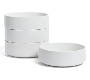 OVERANDBACK Over&back Stackable 25oz Semi-matte Stoneware C Ereal Bowls - One-color