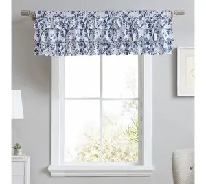 Laura Ashley Elise 50x18 Floral Window Valance - One-color