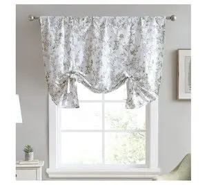 Laura Ashley Lindy 50x25 Floral Window Valance - One-color