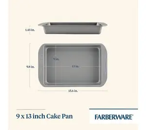 FARBERWARE Nonstick Bakeware 9-in X 13-in Recta Ngular Cake Pan