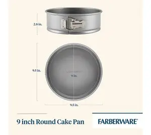 FARBERWARE Nonstick Bakeware Round Springform P An 9-inch