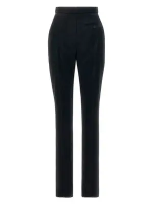 Alexander McQueen Wool Trousers - Black