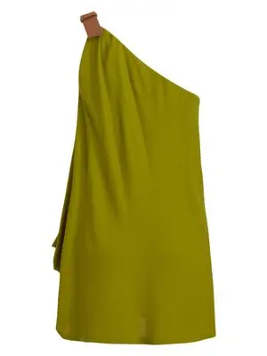 Alberta Ferretti One-shoulder Dress