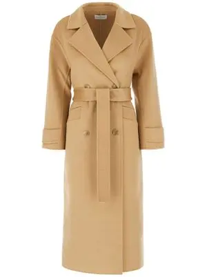 THE DYNAMIS STUDIO Belted Wool Coat