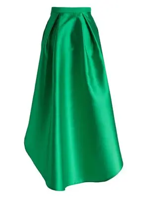 SIMONA CORSELLINI Pleated Asymmetrical Skirt