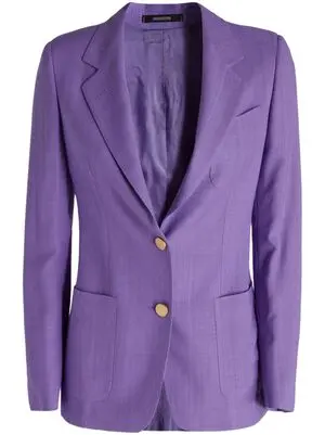 Tagliatore Single-breasted Blazer - Purple