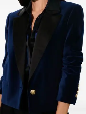 Alice + Olivia Velvet Blazer