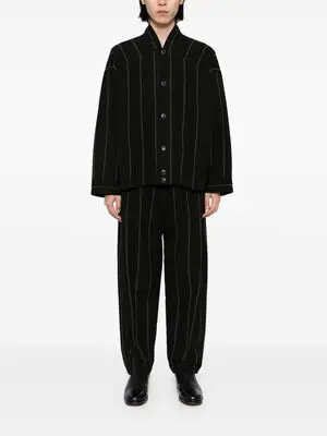 JAN JAN VAN ESSCHE Stripped Trousers