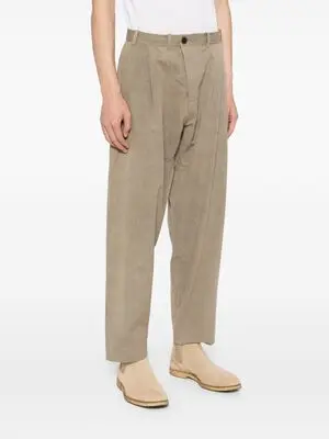 JAN JAN VAN ESSCHE Tapered-leg Trousers - Neutrals