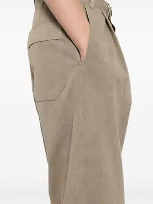 JAN JAN VAN ESSCHE Tapered-leg Trousers - Neutrals