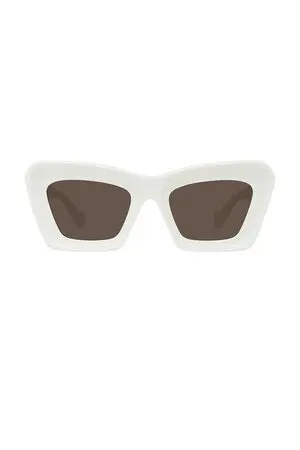 White Loewe Sunglasses