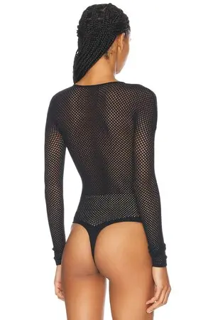 Wardrobe.NYC X Rosie Huntington-whiteley Rhw Web Bodysuit