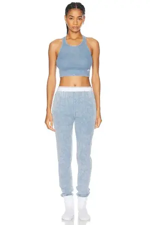 Alexander Wang Cropped Classic Racer Tank Top
